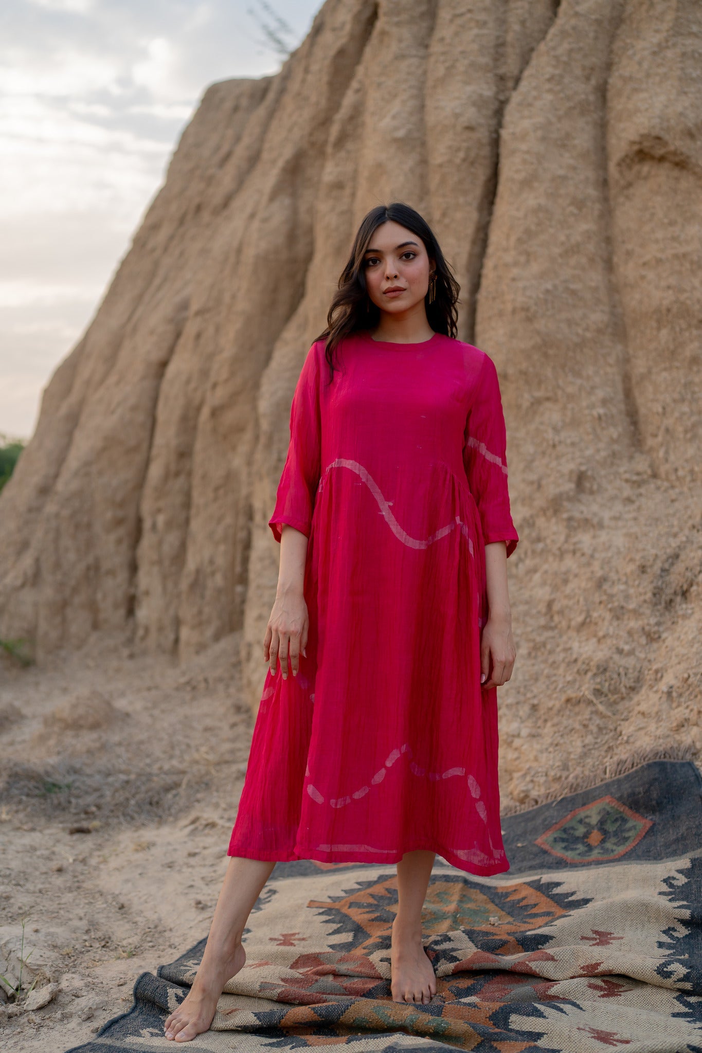 Buy Rani Pink Kara Dress Online - Ciceroni