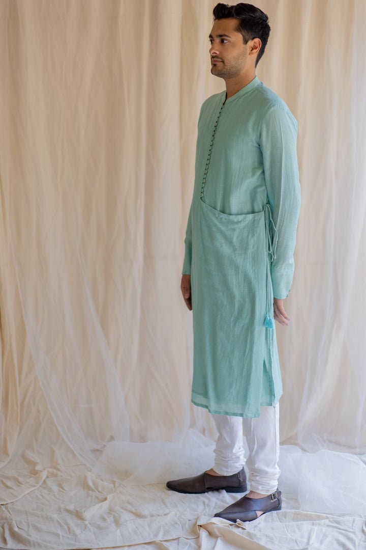 Buy Sapphire Angarkha Kurta Online - Ciceroni